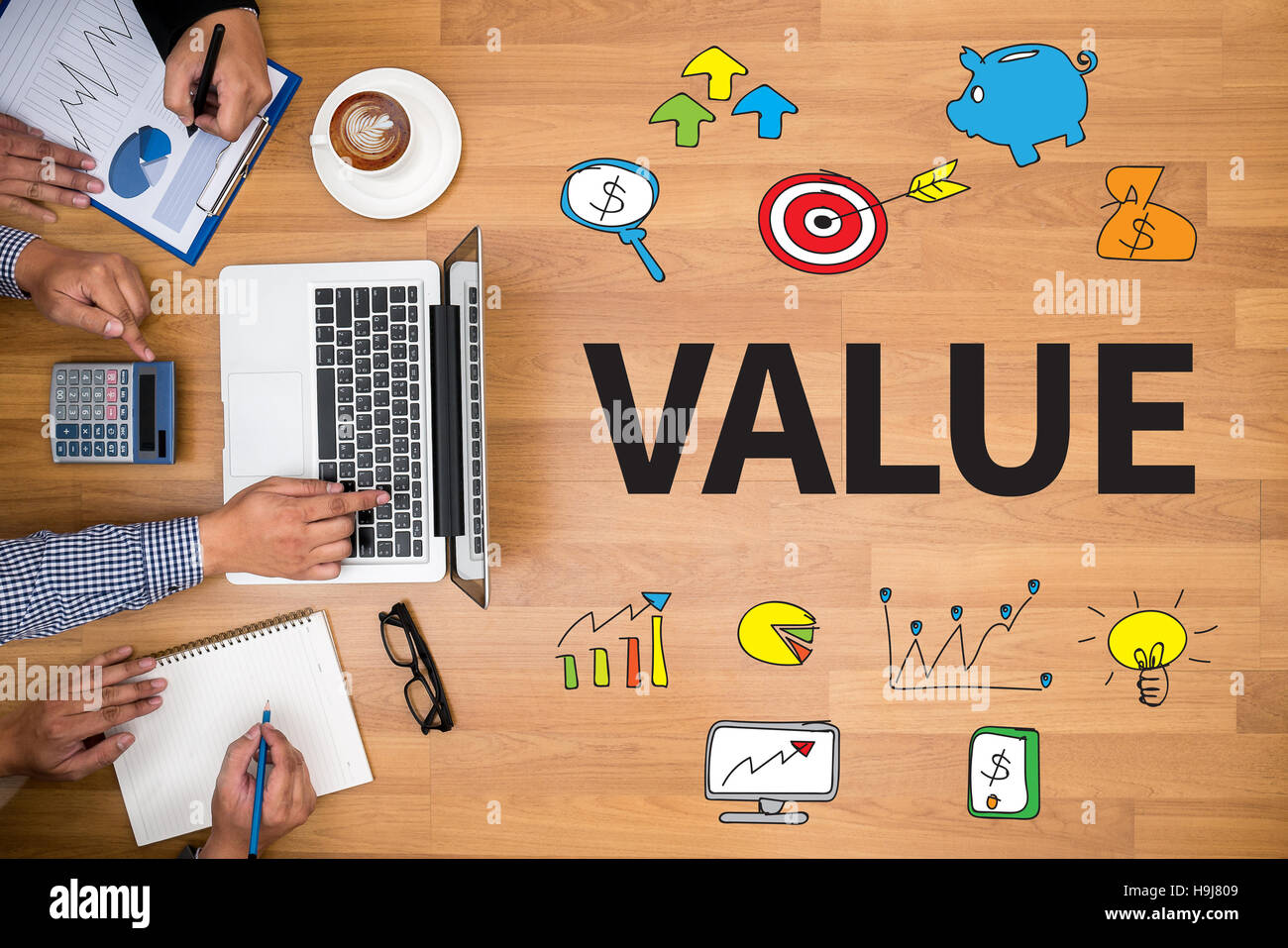 Business company values icon hi-res stock photography and images - Alamy
