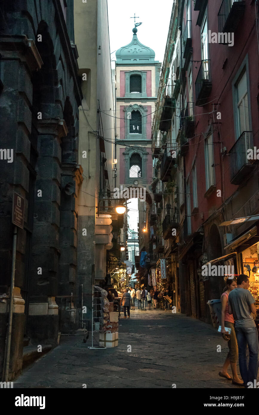 Naples streets hi-res stock photography and images - Alamy