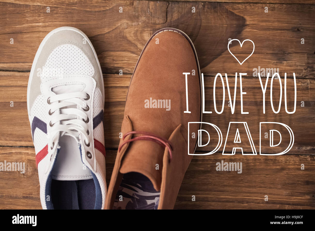 Composite image of fathers day greeting Stock Photo - Alamy