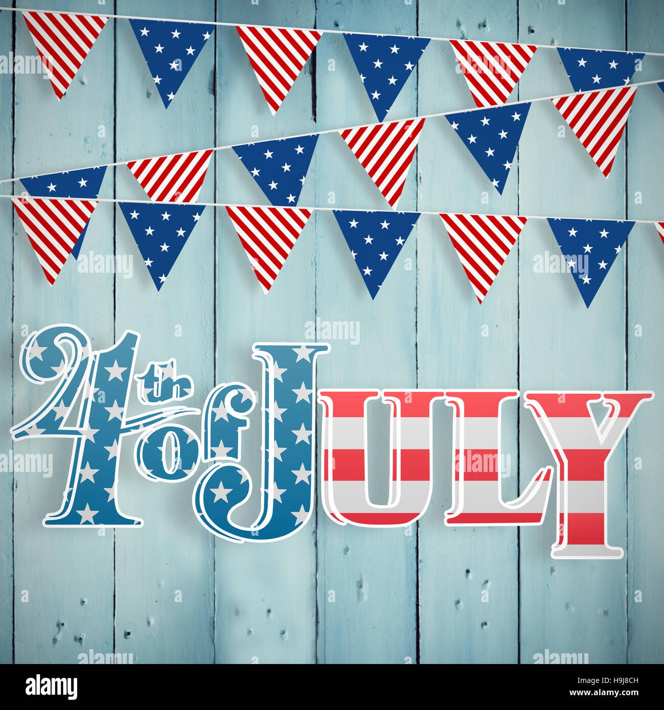 Composite image of independence day graphic Stock Photo - Alamy