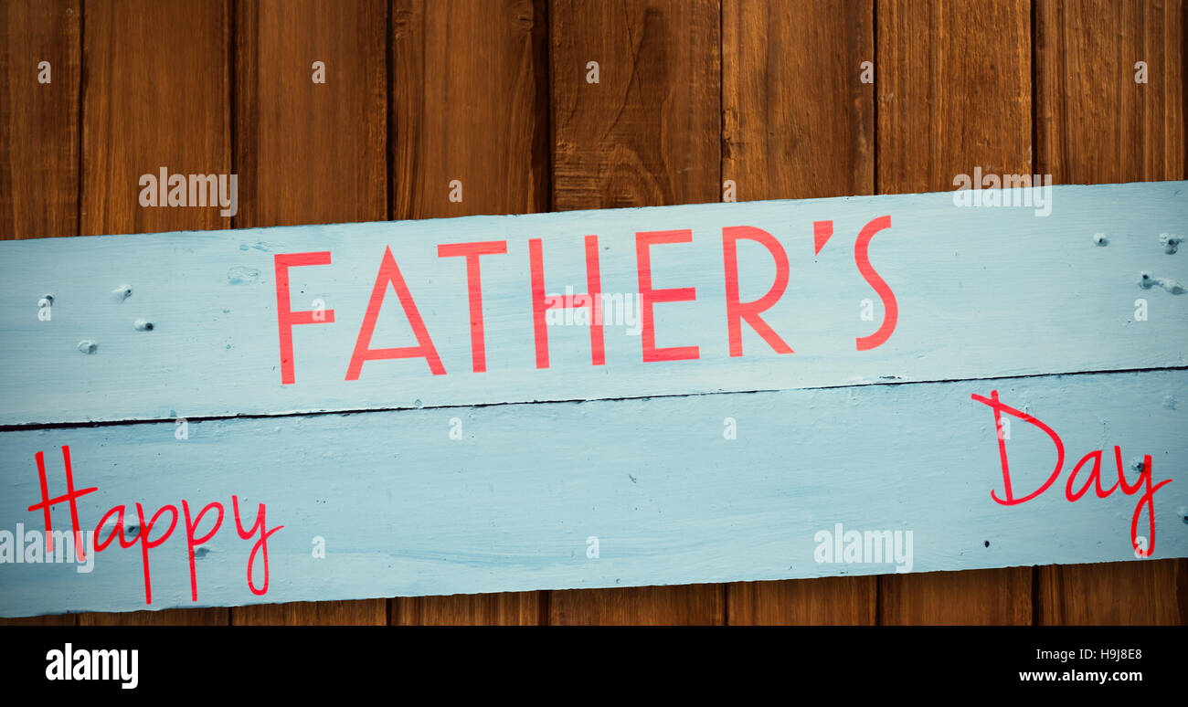 Composite image of happy fathers day Stock Photo - Alamy