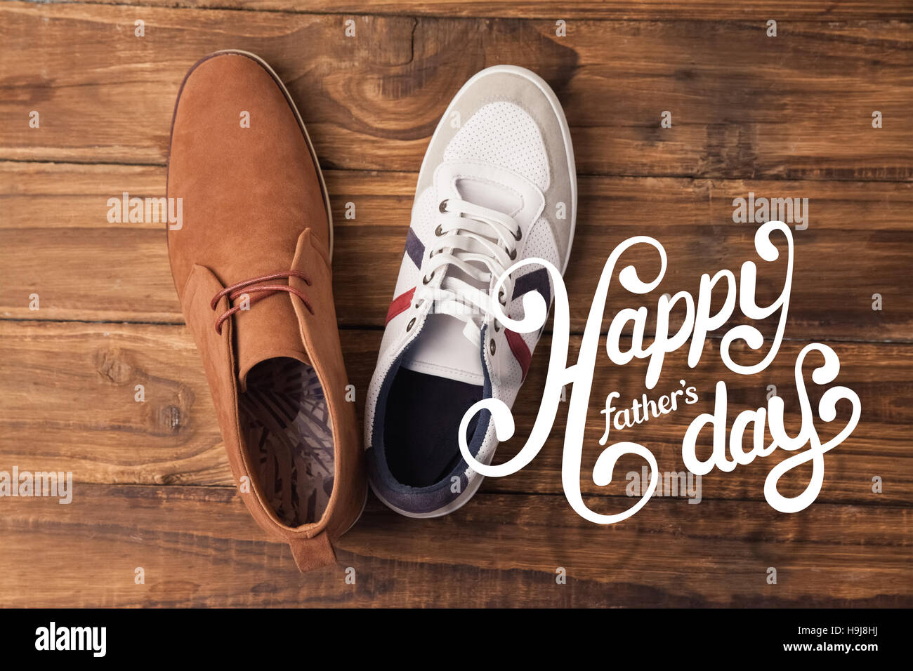 Composite image of fathers day greeting Stock Photo - Alamy
