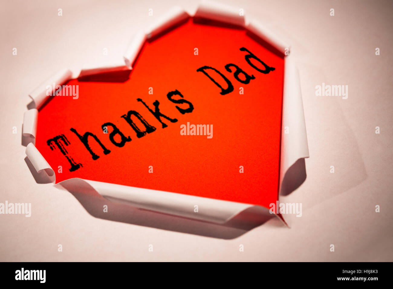Composite image of word thanks dad Stock Photo - Alamy