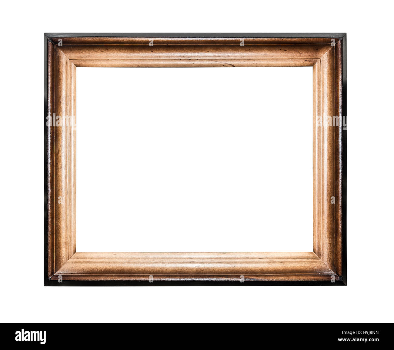 Wood frame isolated Stock Photo - Alamy