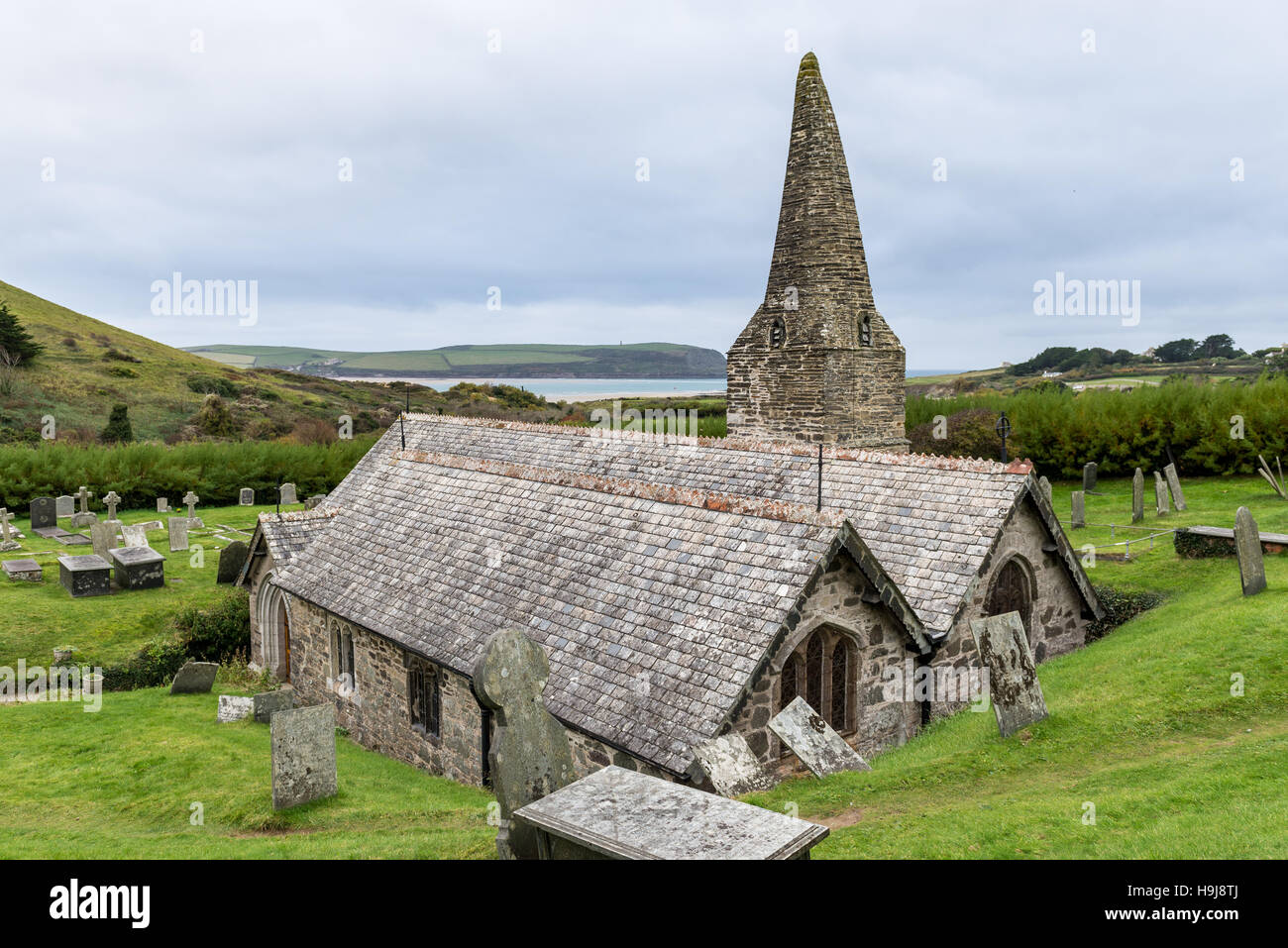 St enodoc winter hi-res stock photography and images - Alamy