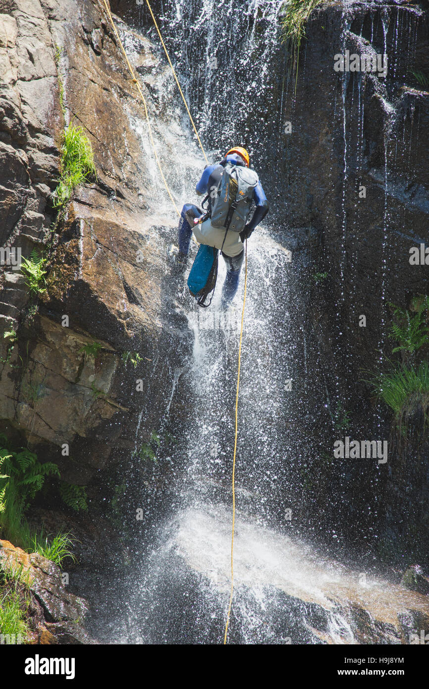 Canyoning sport wetsuit hi-res stock photography and images - Alamy