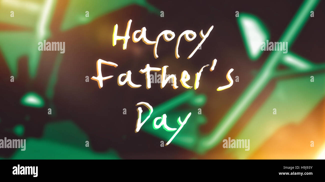 Composite image of happy fathers day Stock Photo - Alamy
