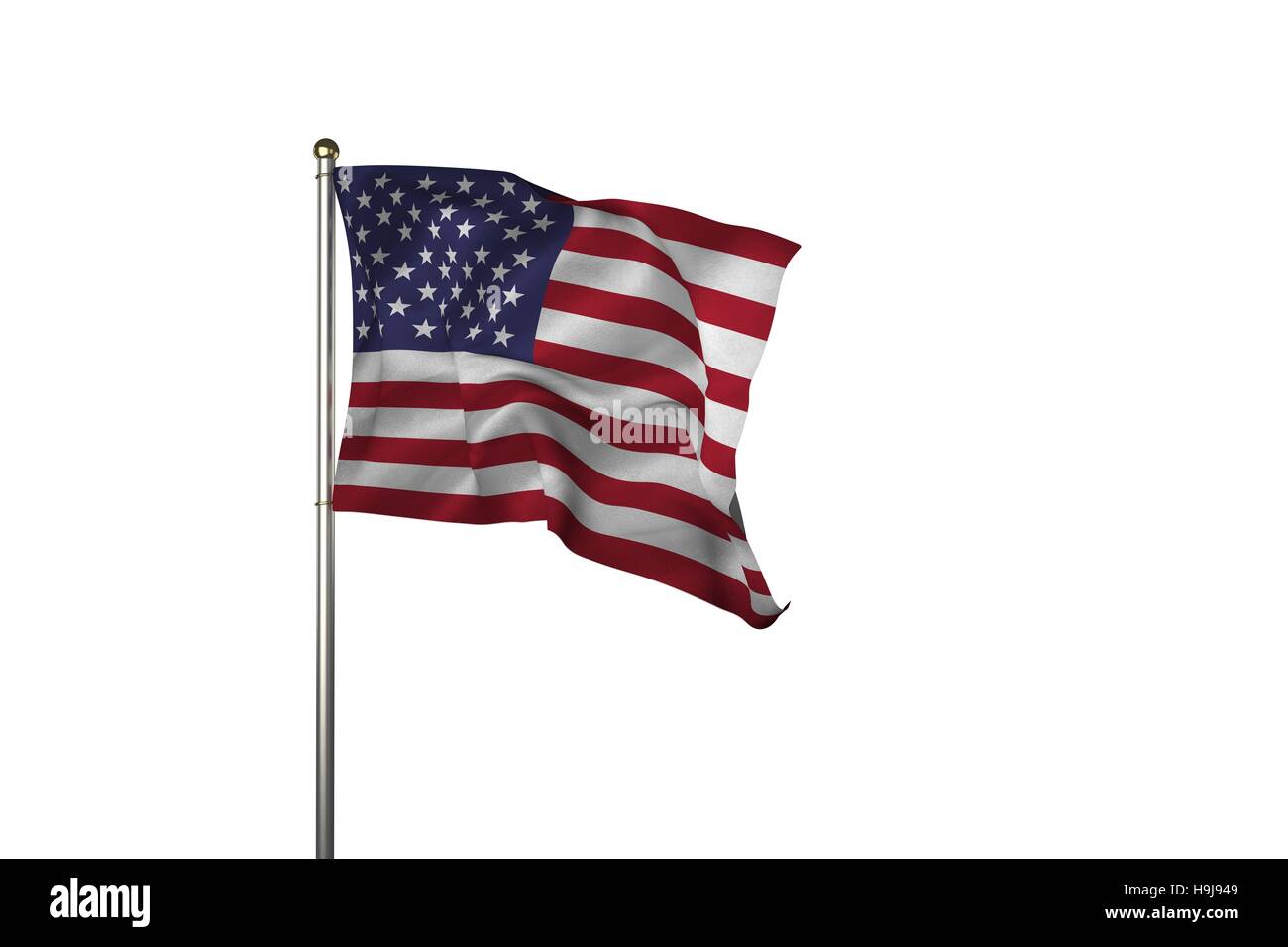 Close up of the us flag Stock Photo - Alamy