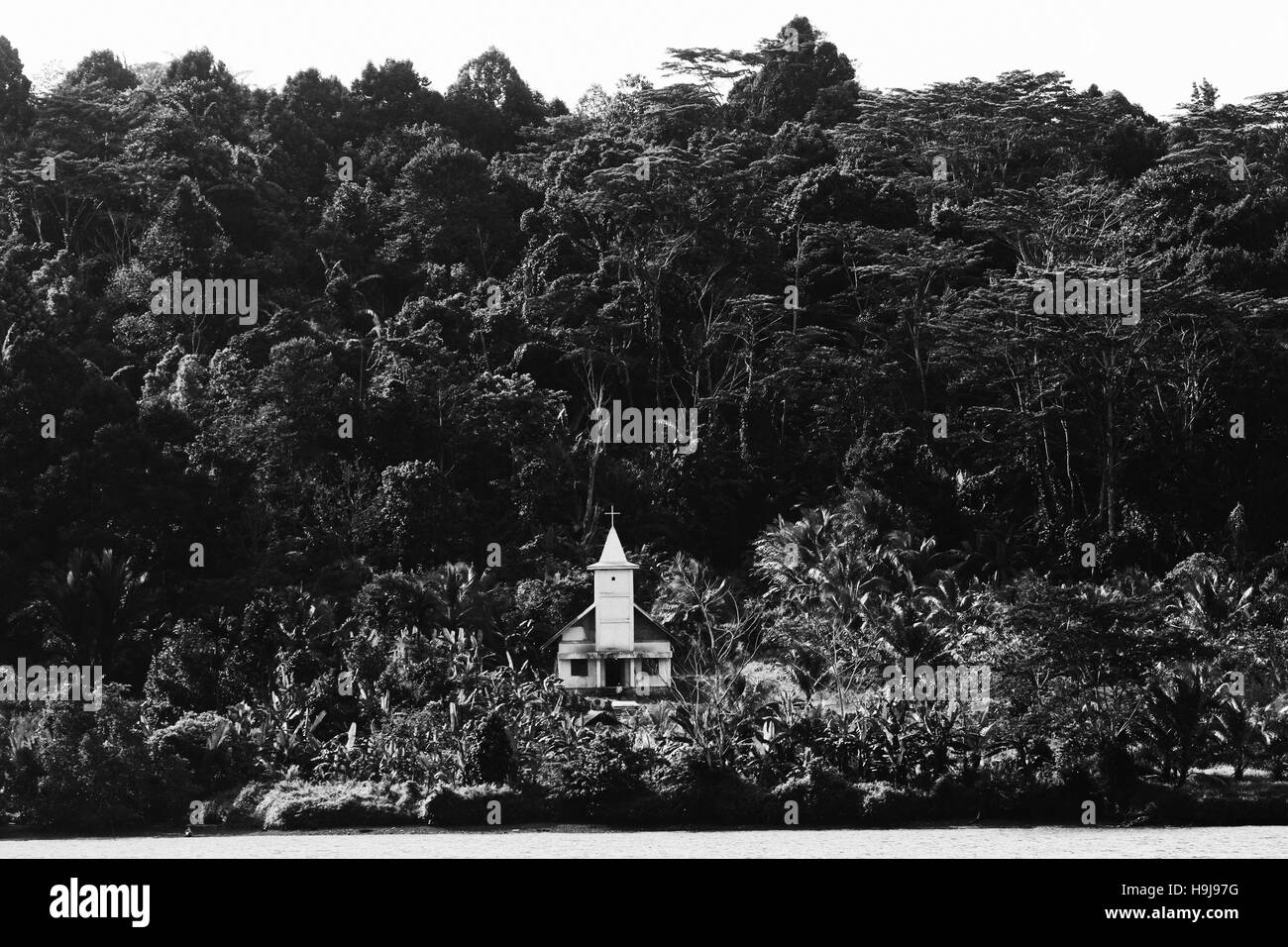 Church in the Jungle Stock Photo - Alamy