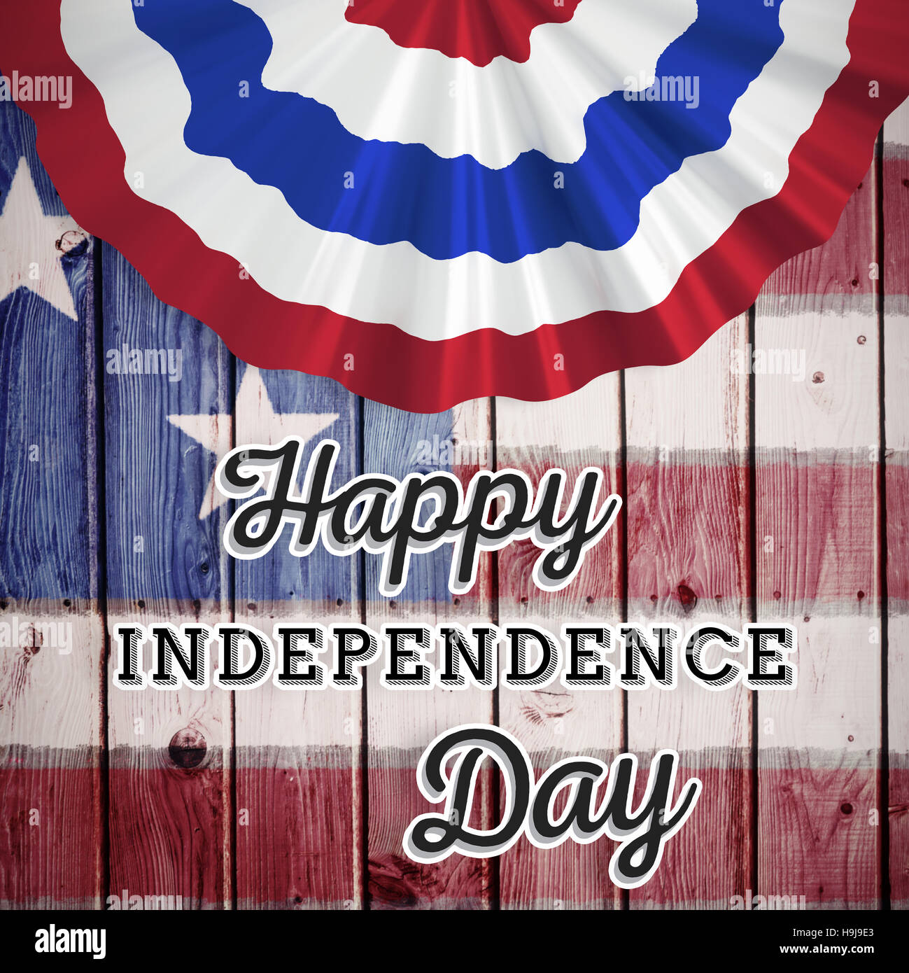 Composite image of independence day graphic Stock Photo - Alamy