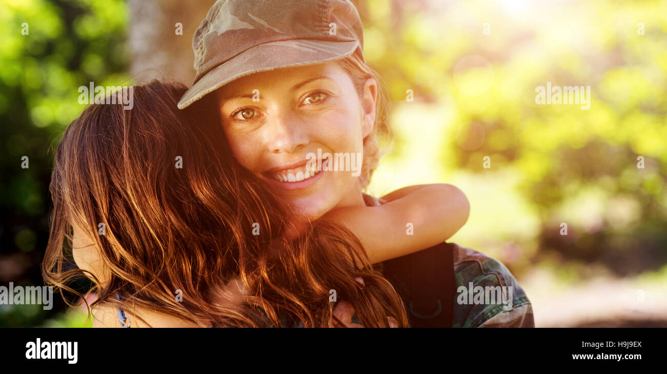Soldier And Family Hugging High Resolution Stock Photography and Images ...