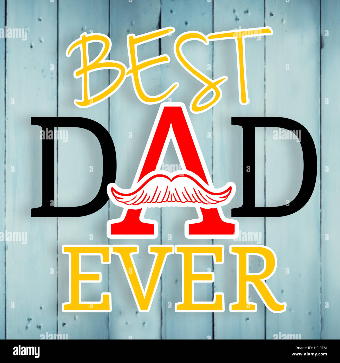 Composite image of fathers day greeting Stock Photo - Alamy