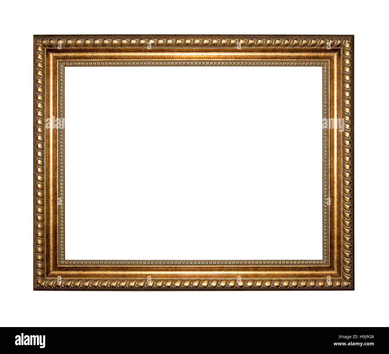 Vintage golden frame Stock Photo - Alamy