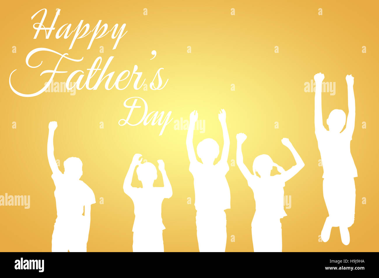 Composite image of happy fathers day Stock Photo - Alamy