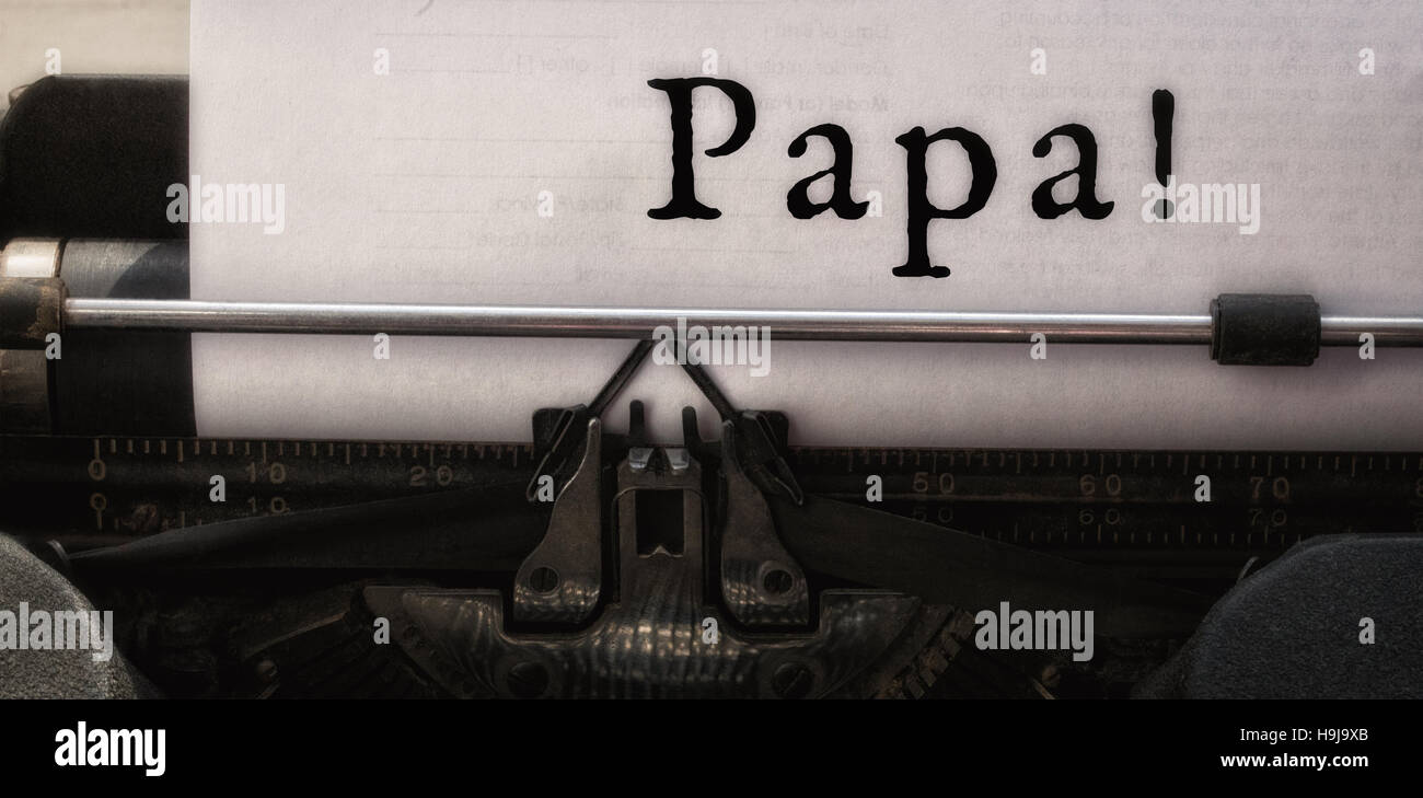 Papa old style hi-res stock photography and images - Alamy