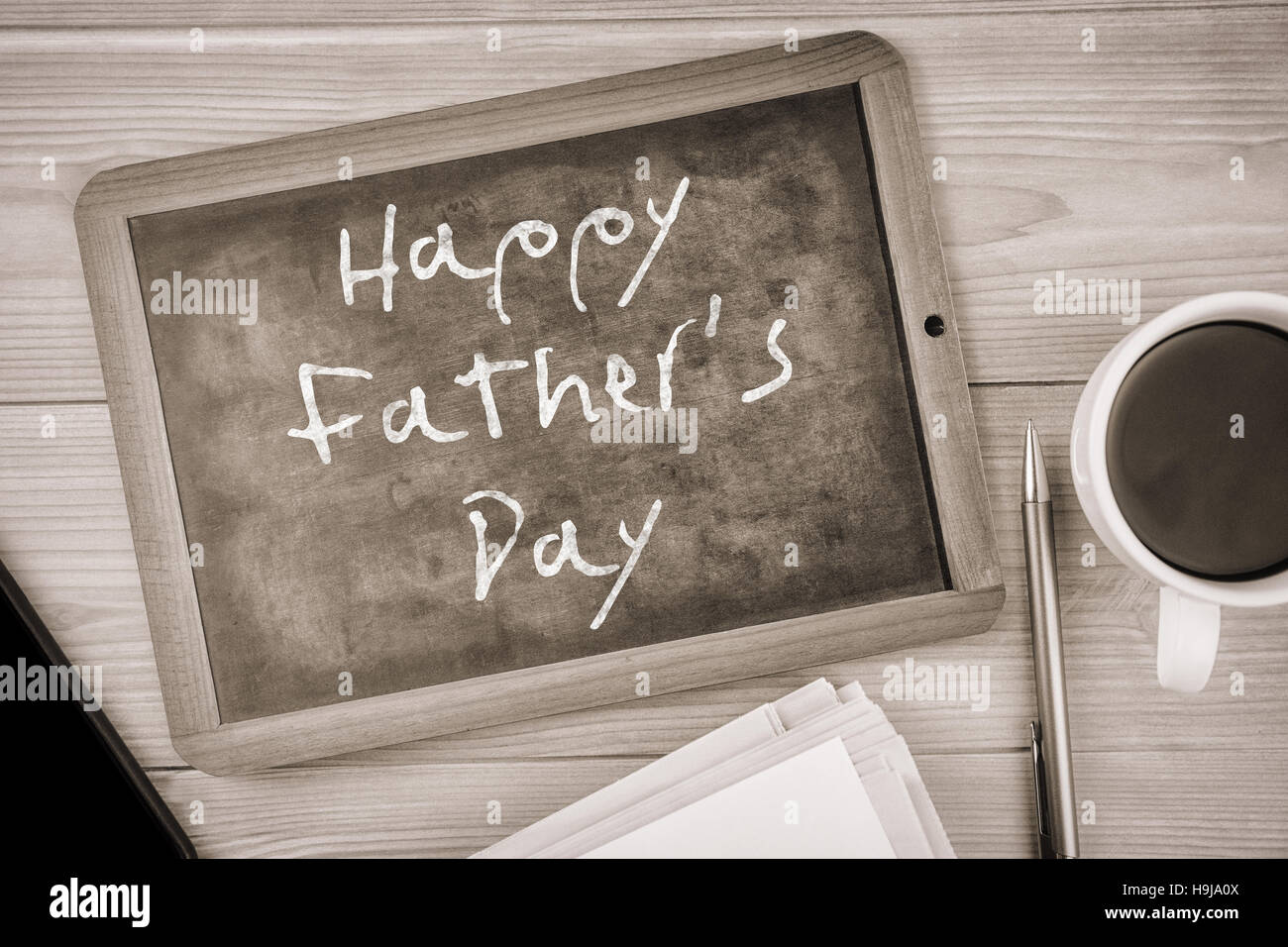 Composite image of happy fathers day Stock Photo - Alamy
