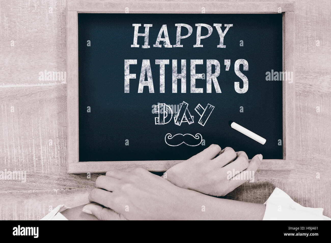 Composite image of fathers day greeting Stock Photo - Alamy