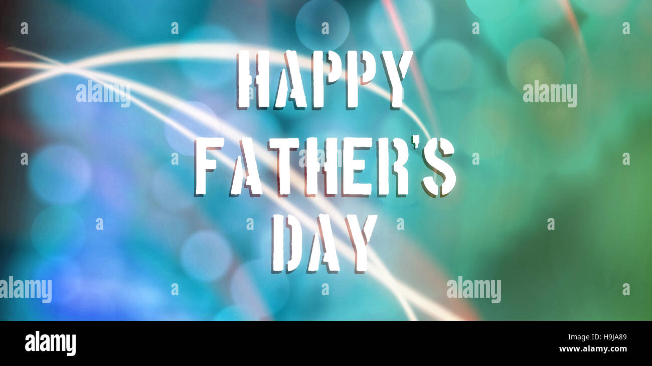 Composite image of happy fathers day Stock Photo - Alamy