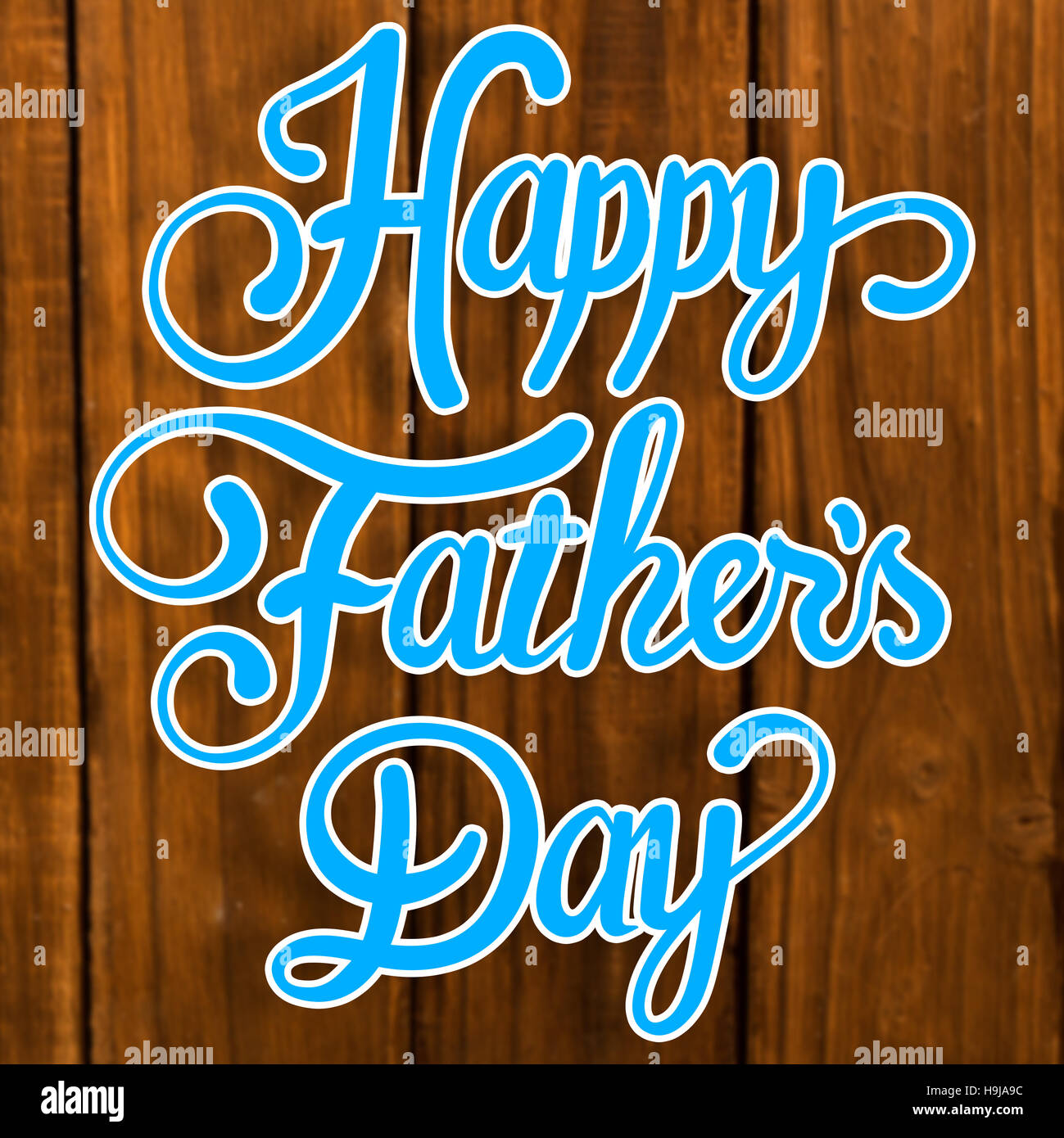 Composite image of fathers day greeting Stock Photo - Alamy