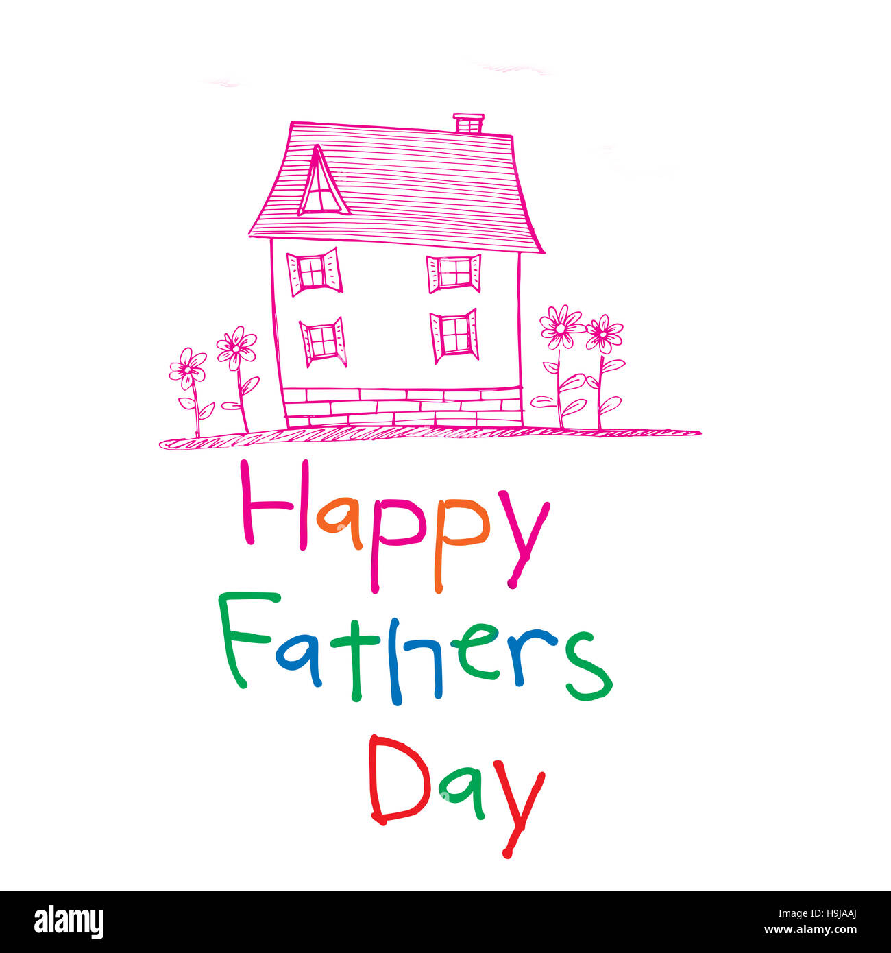 House computer happy Cut Out Stock Images & Pictures - Alamy