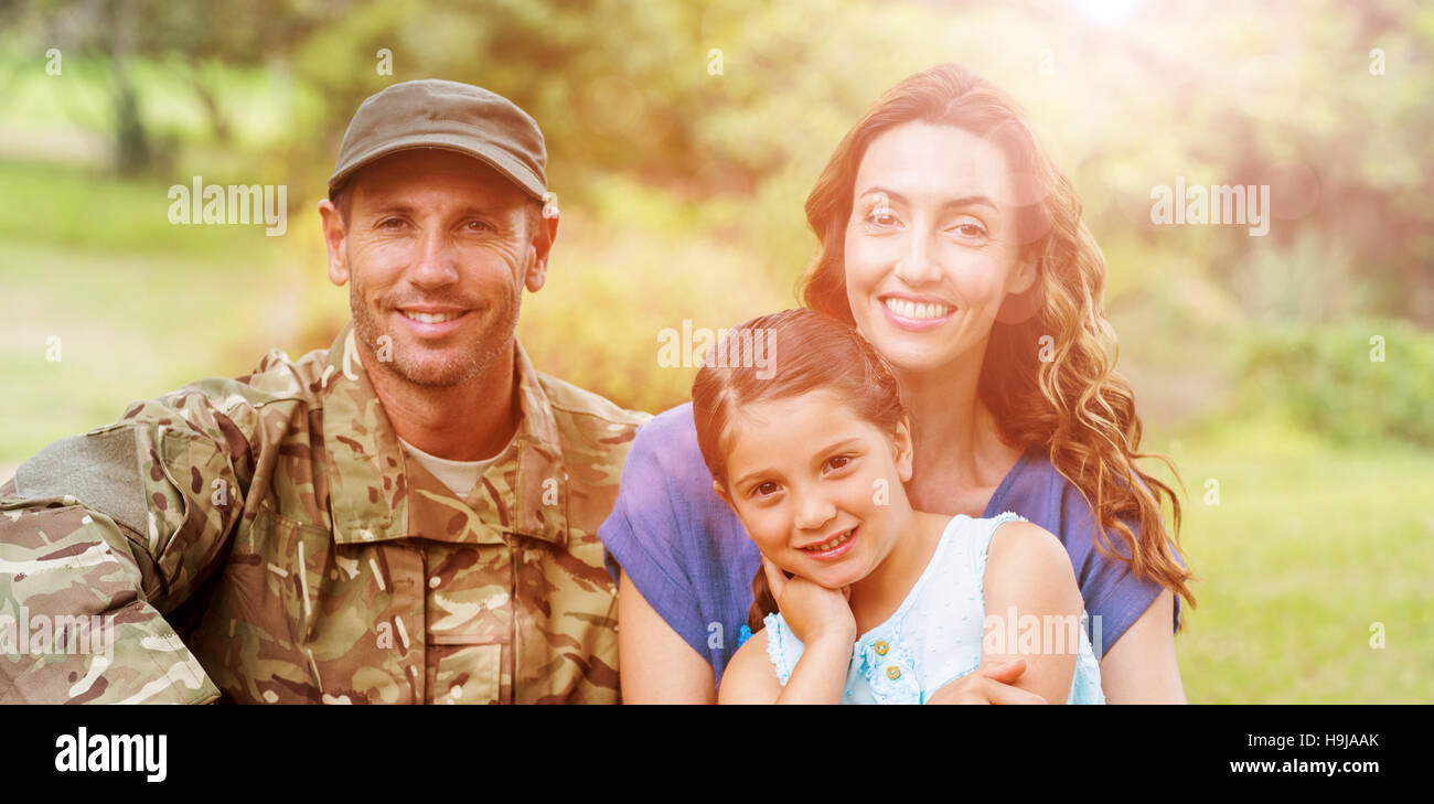 Army family hi-res stock photography and images - Alamy