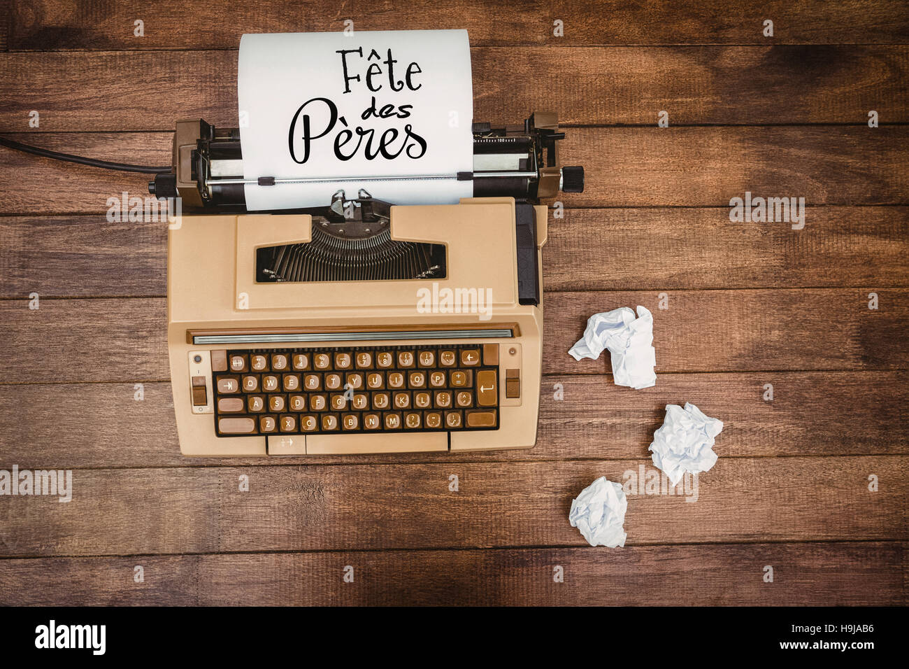 Fete des peres written on paper Stock Photo - Alamy