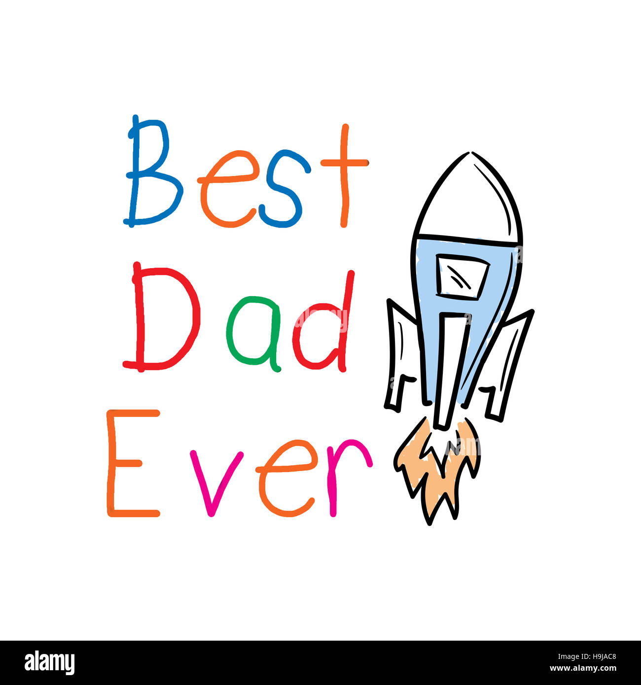Worlds best dad Cut Out Stock Images & Pictures - Alamy