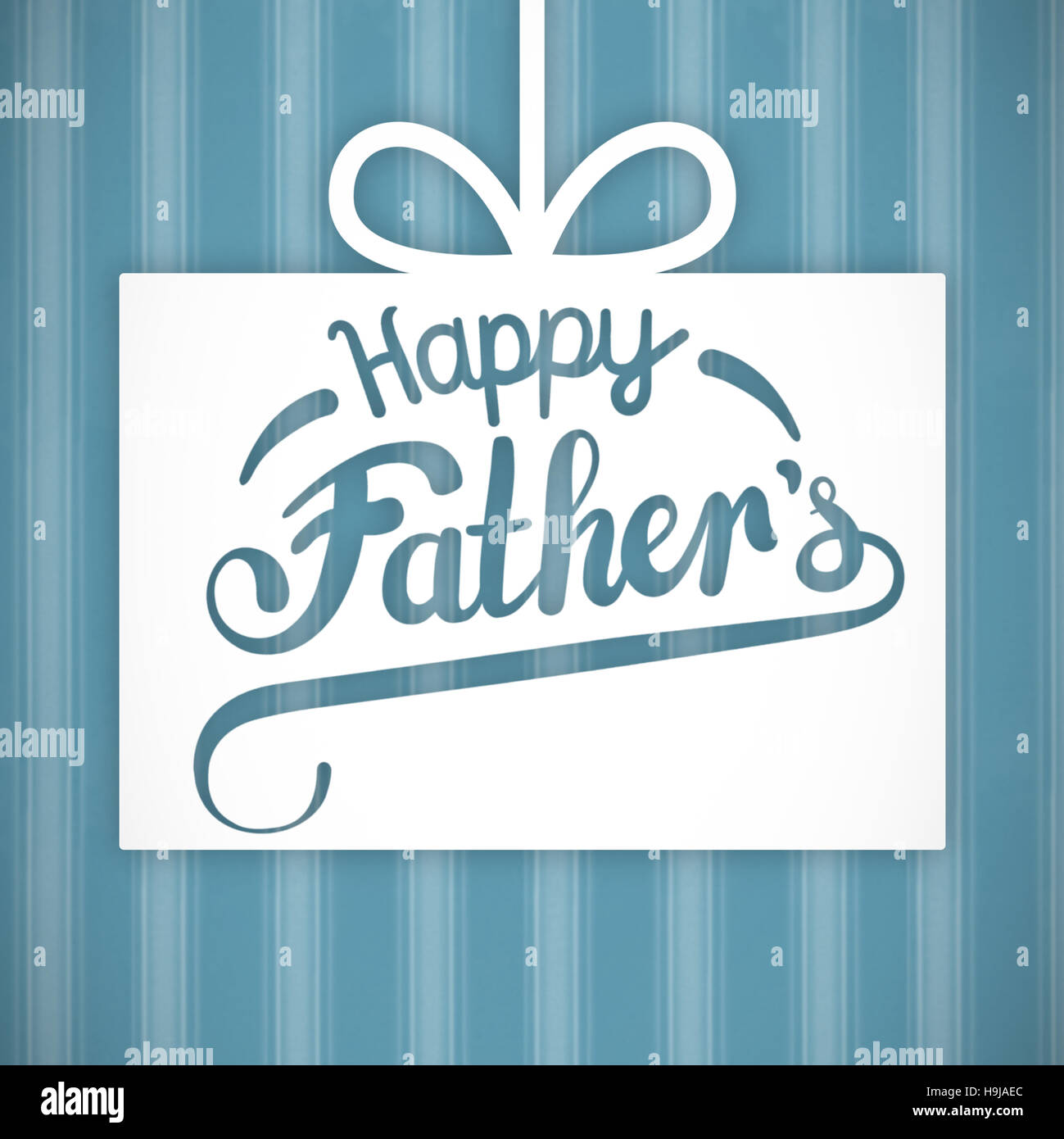 Composite image of fathers day greeting Stock Photo - Alamy