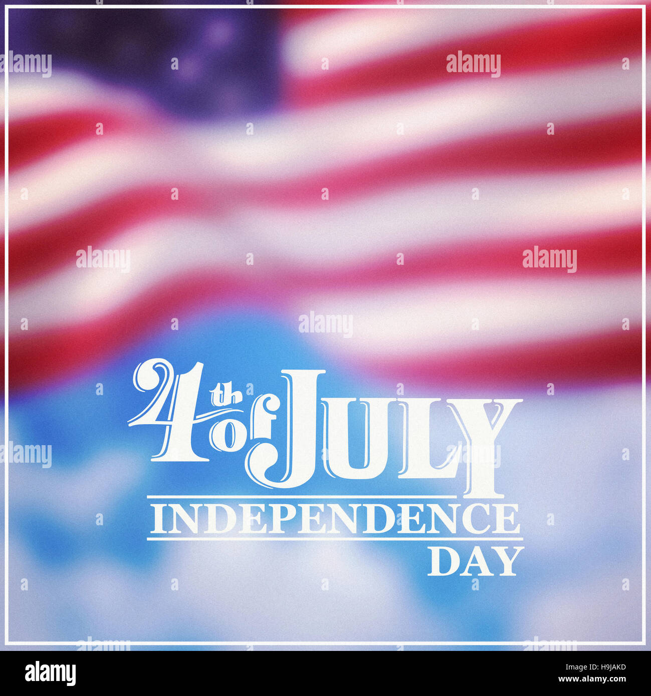 Composite image of independence day graphic Stock Photo - Alamy