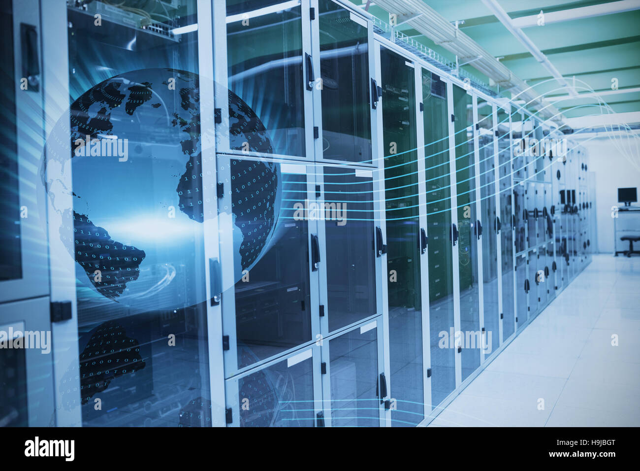 Composite image data technology hi-res stock photography and images - Alamy