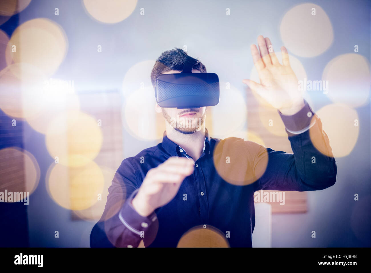 Wearing virtual glass hi-res stock photography and images - Alamy