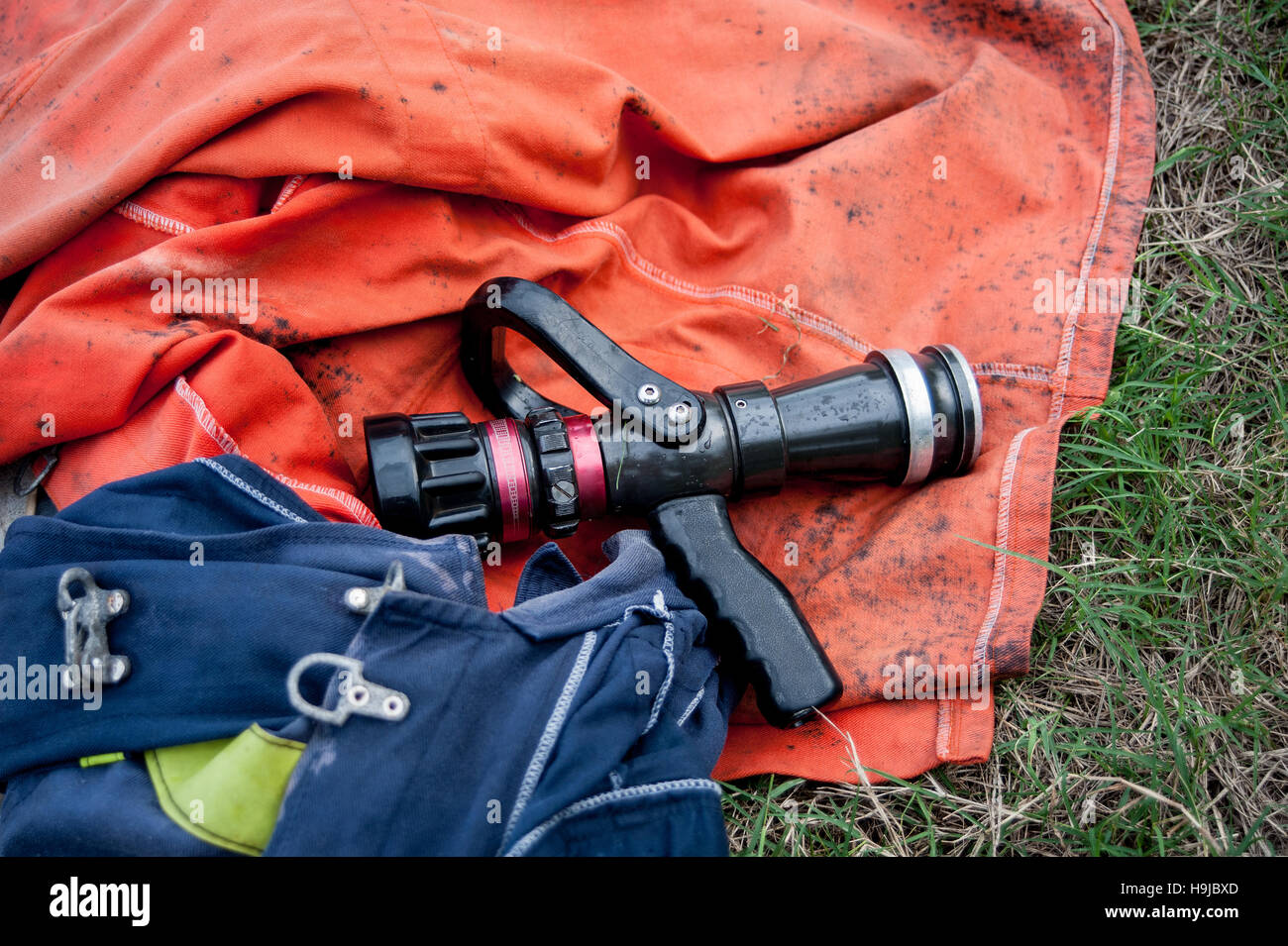 Fire hose connection ,fire fighting equipment for fire fighter Stock ...