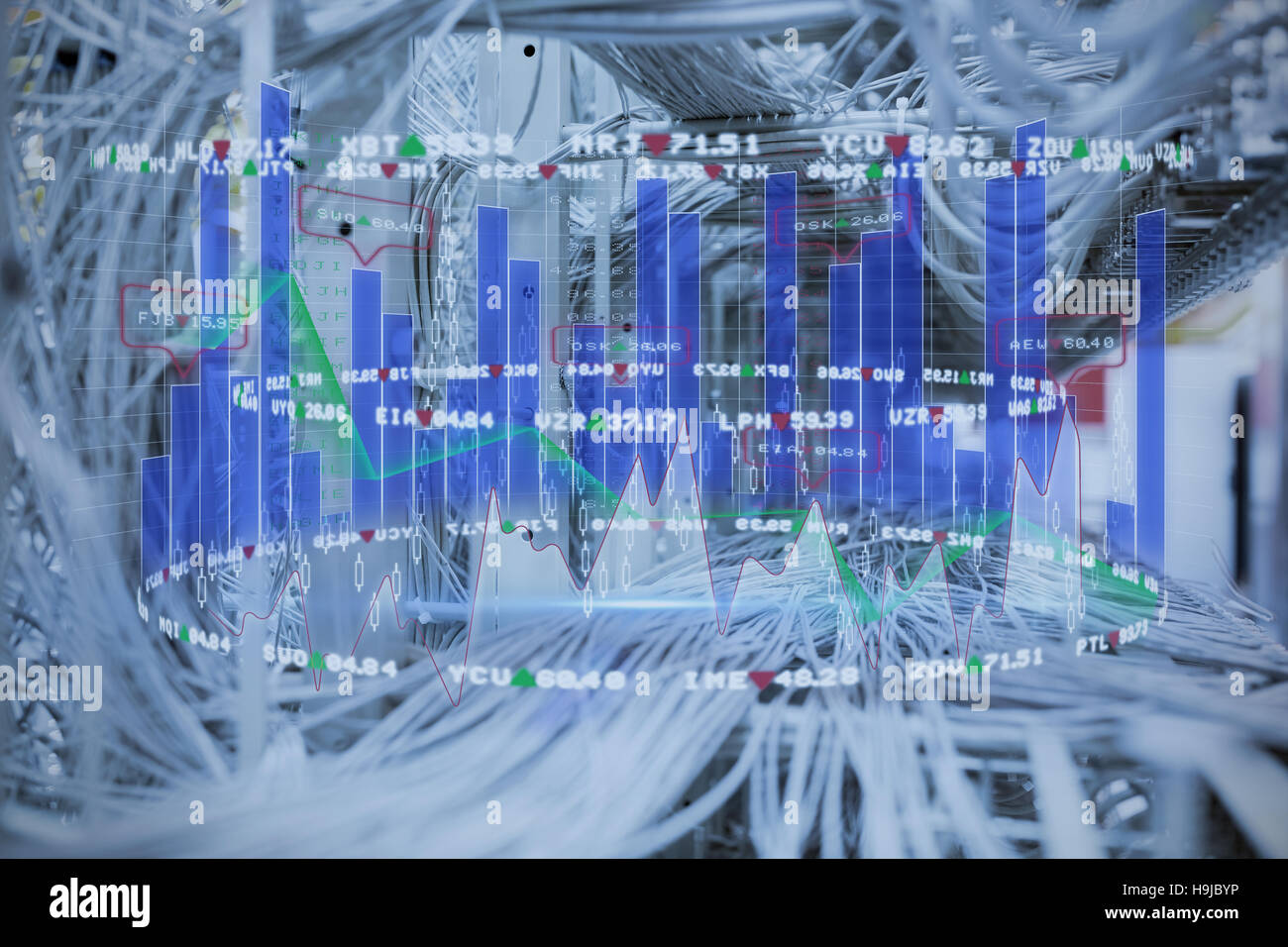 Composite image of business interface Stock Photo - Alamy