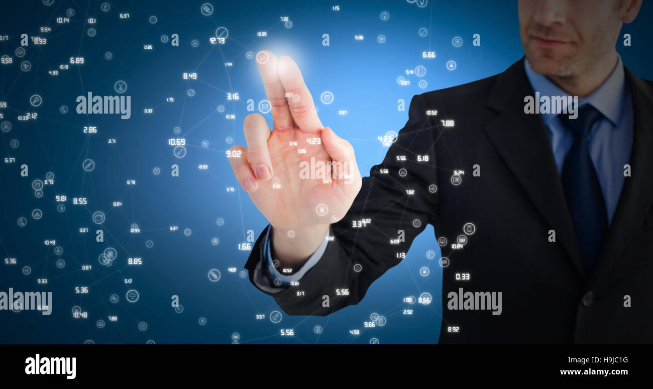 Fingers pointing circle hi-res stock photography and images - Alamy
