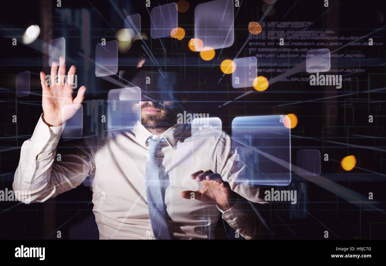 Composite image of abstract technology interface Stock Photo - Alamy