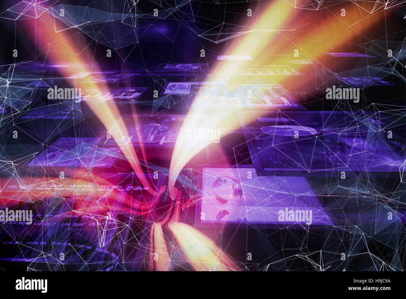 Composite image of black background with shades Stock Photo - Alamy