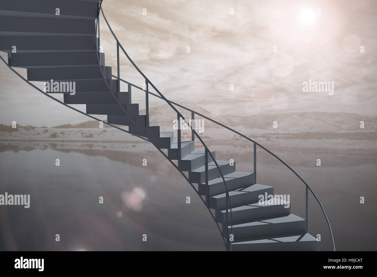 Corkscrew stairs hi-res stock photography and images - Alamy