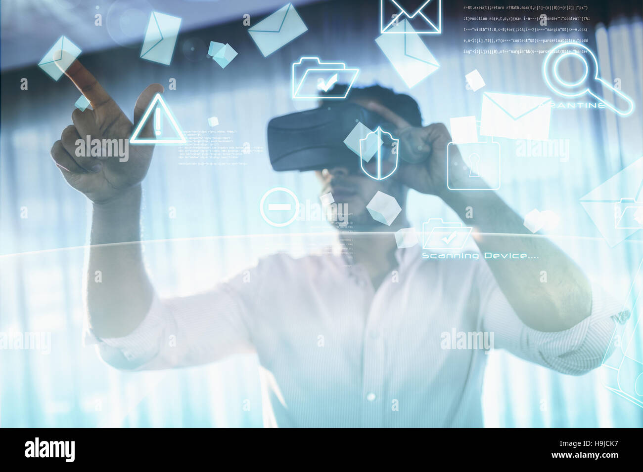 Composite image of security interface Stock Photo - Alamy