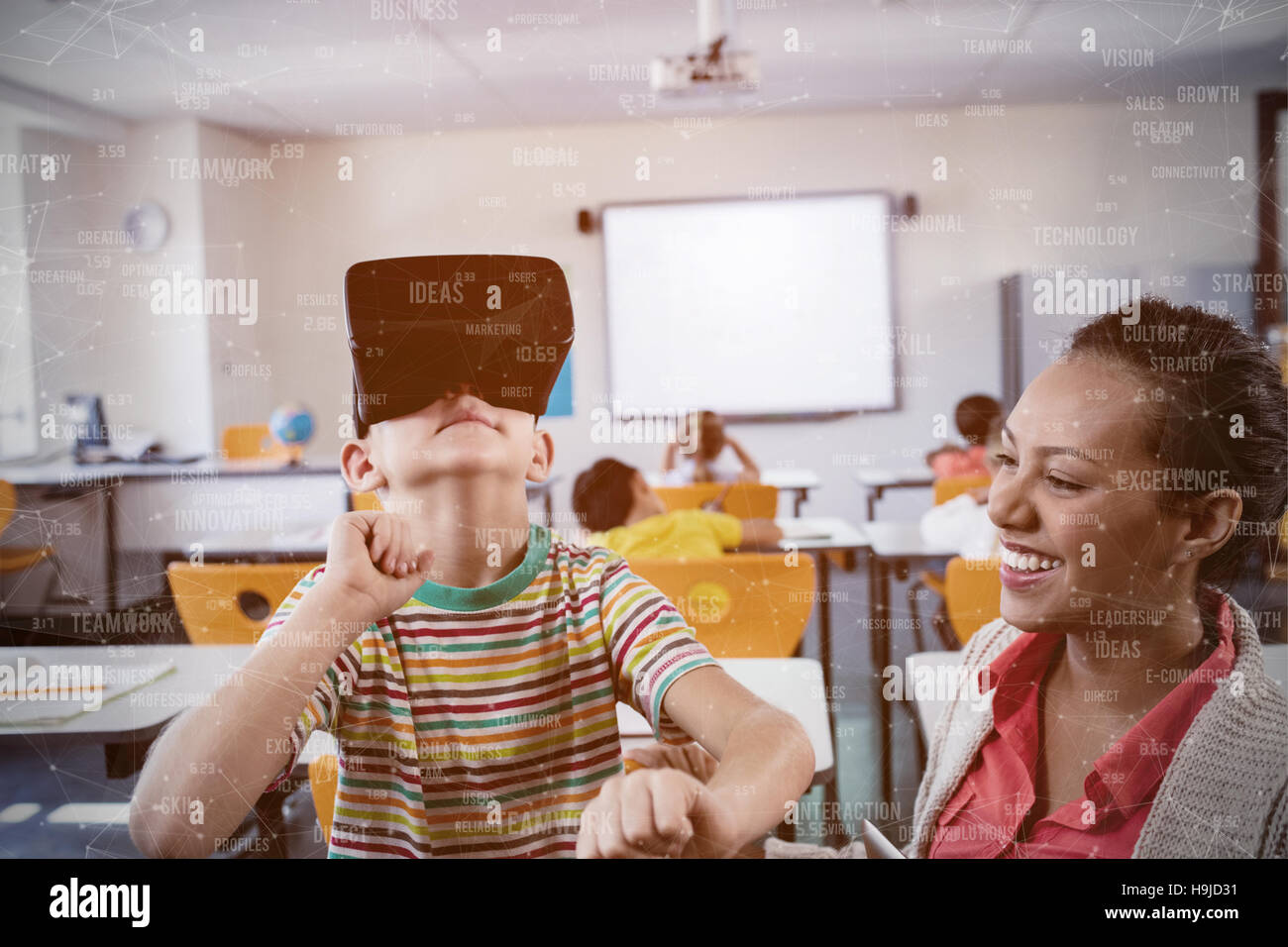 Children learning computer skills hi-res stock photography and images ...