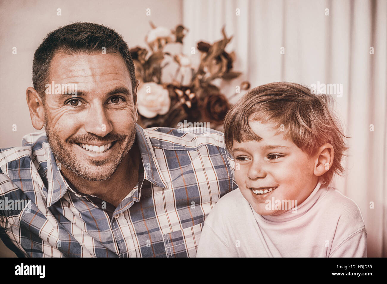 Father son portrait hi-res stock photography and images - Alamy