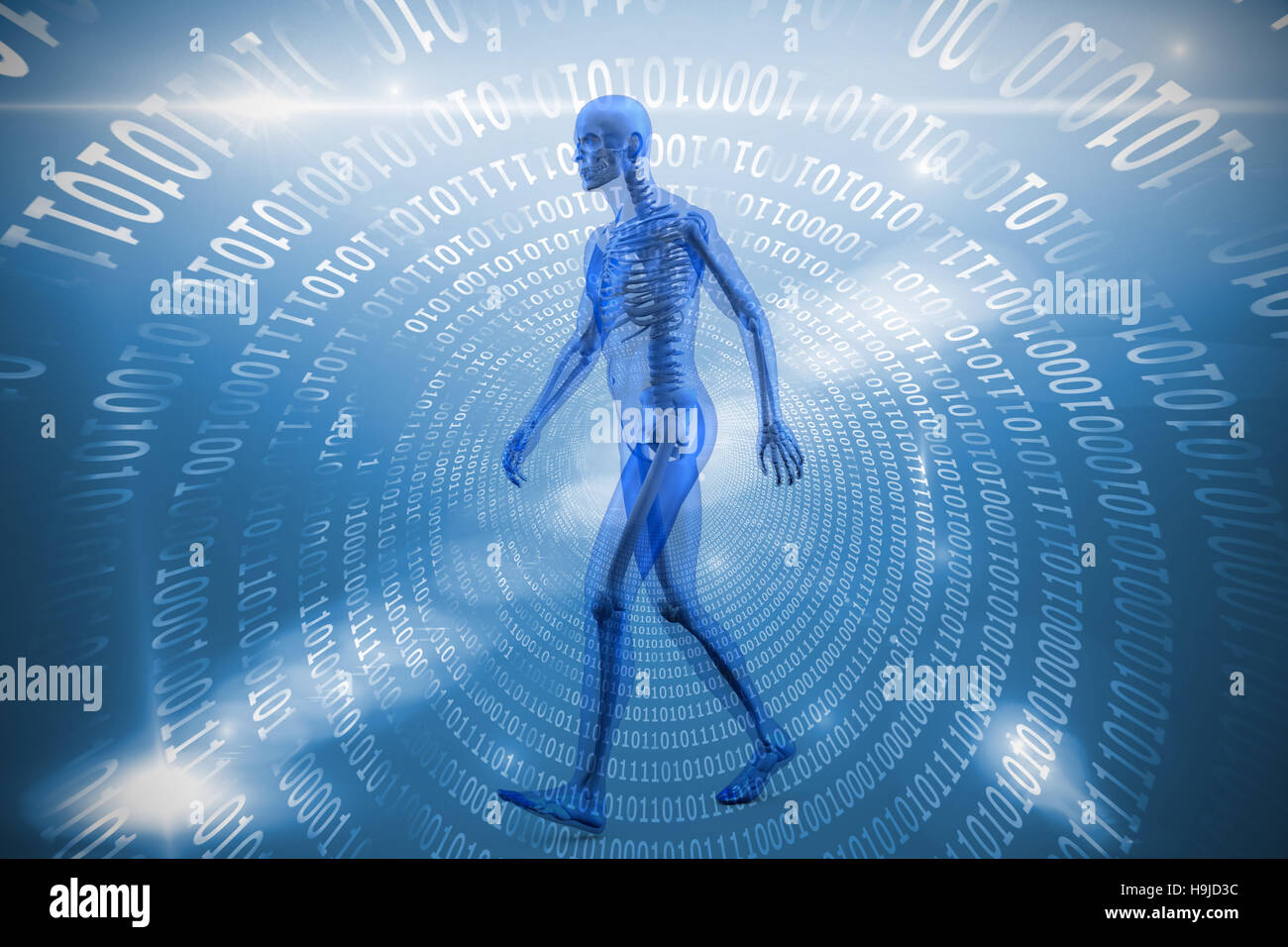 Composite image of image of a blue body Stock Photo - Alamy