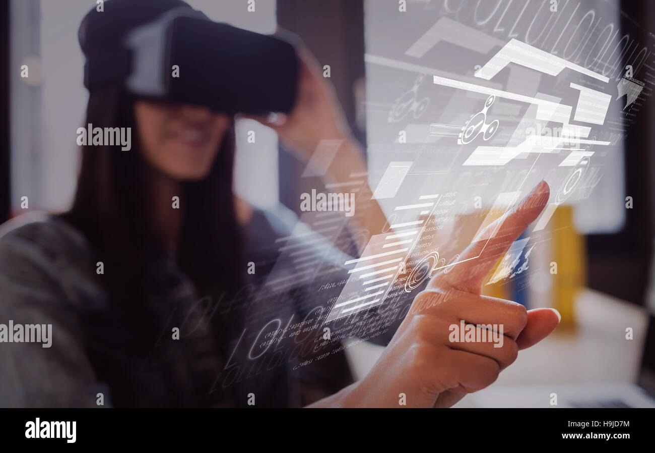 Composite image of interface Stock Photo - Alamy