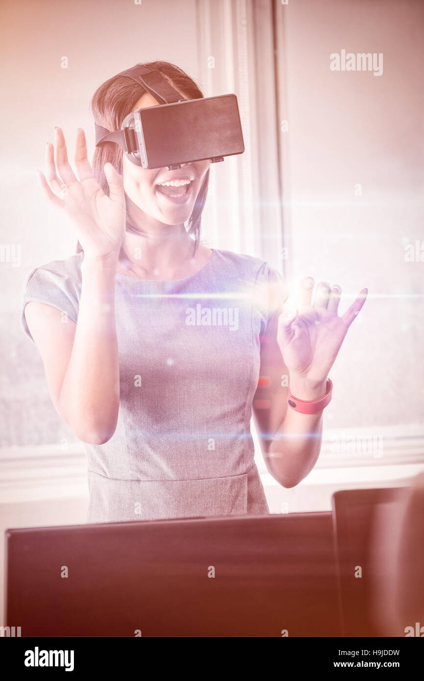 3d computer smart glasses hi-res stock photography and images - Alamy