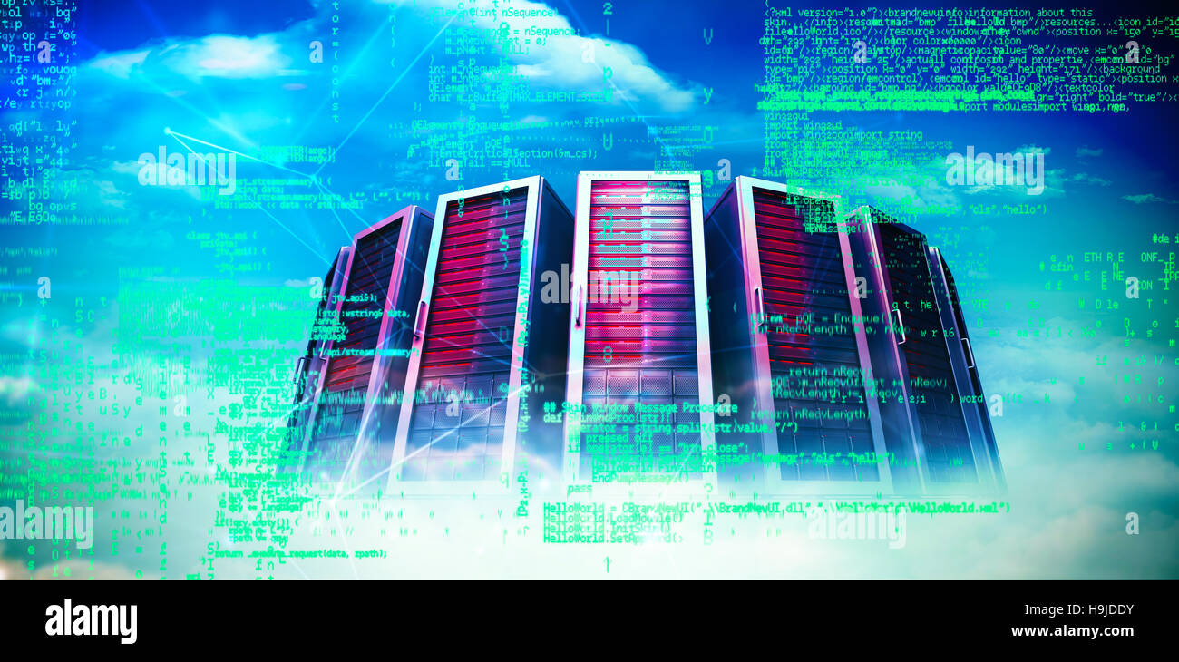 Composite image data technology hi-res stock photography and images - Alamy