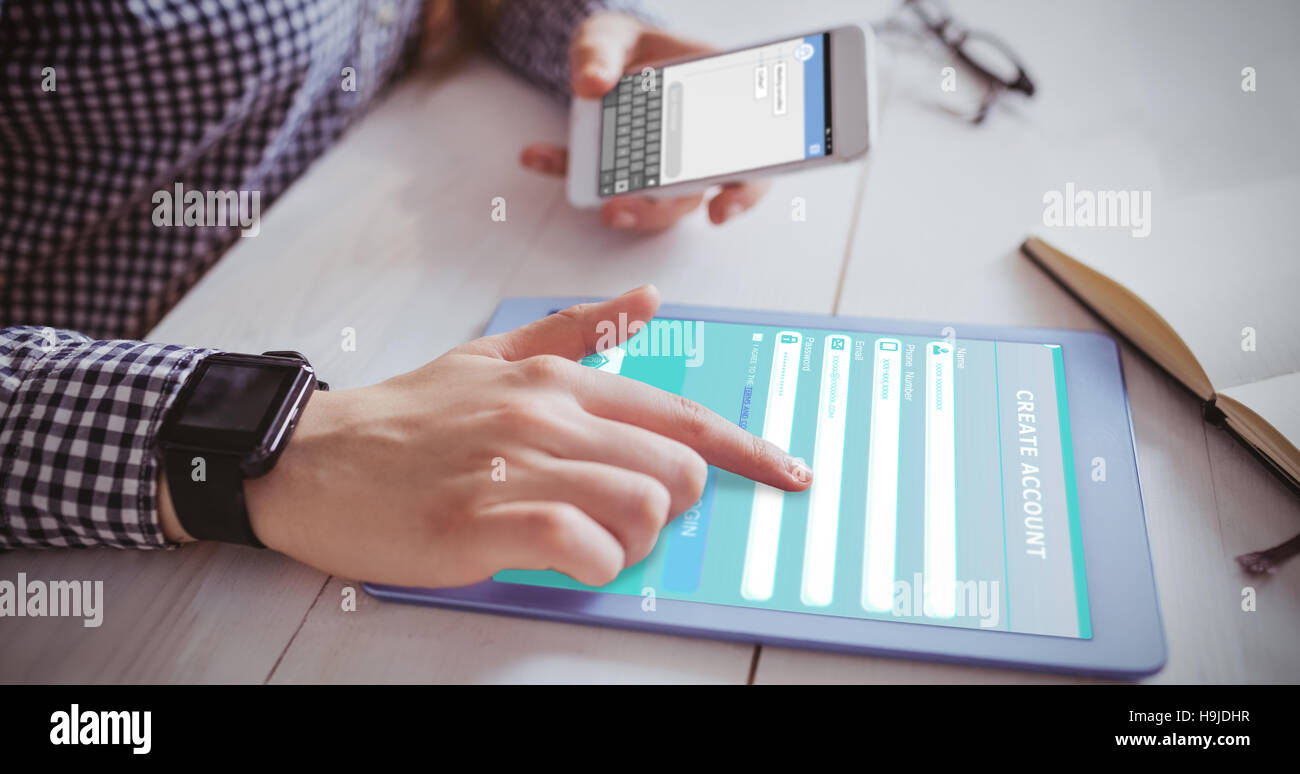 Composite image of smartphone apps icons Stock Photo - Alamy