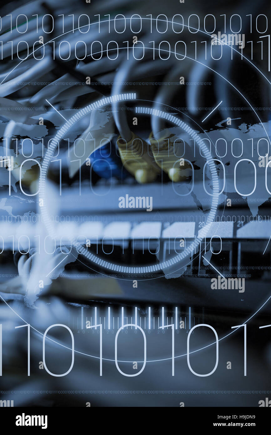 Composite image of interface Stock Photo - Alamy