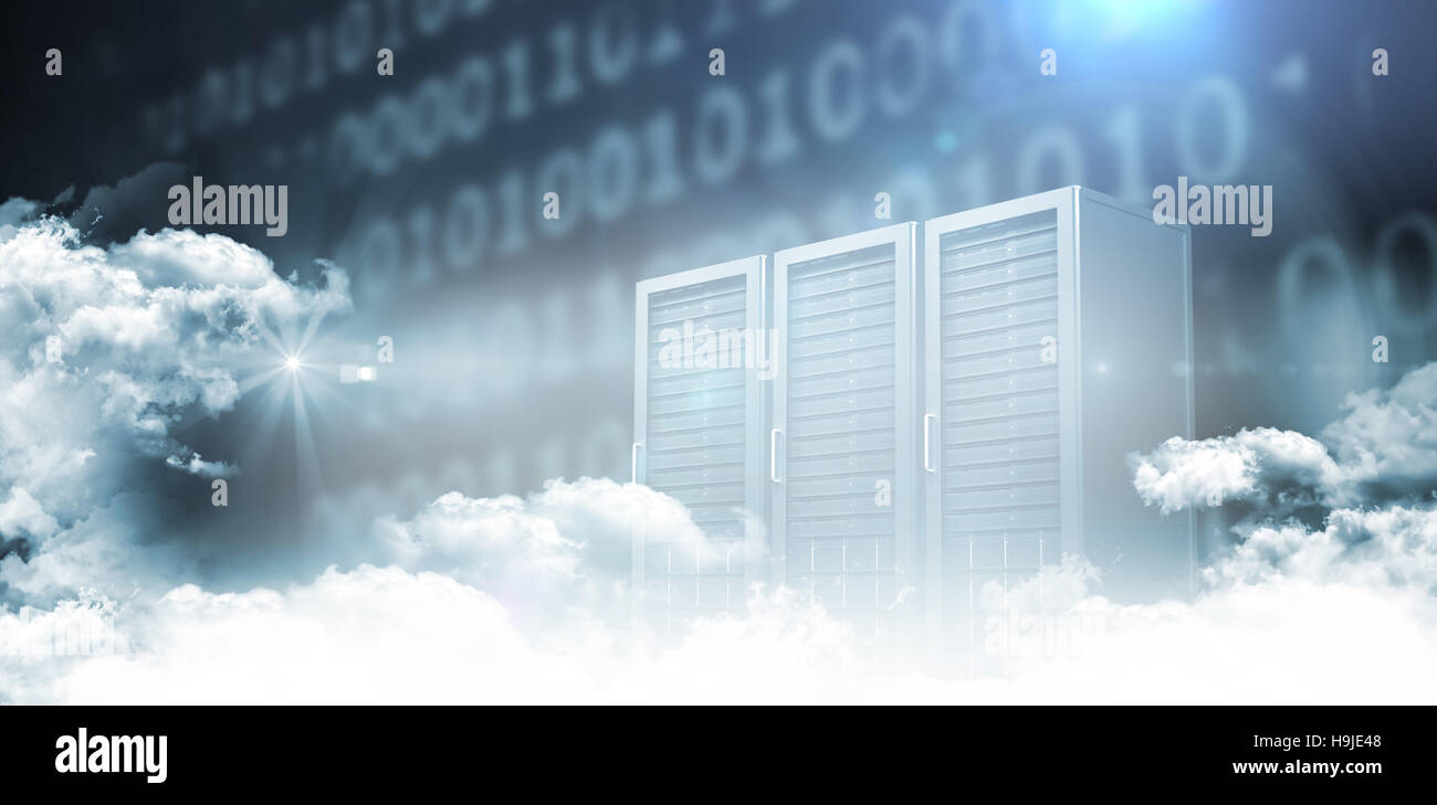 Servers in the clouds Stock Photo - Alamy