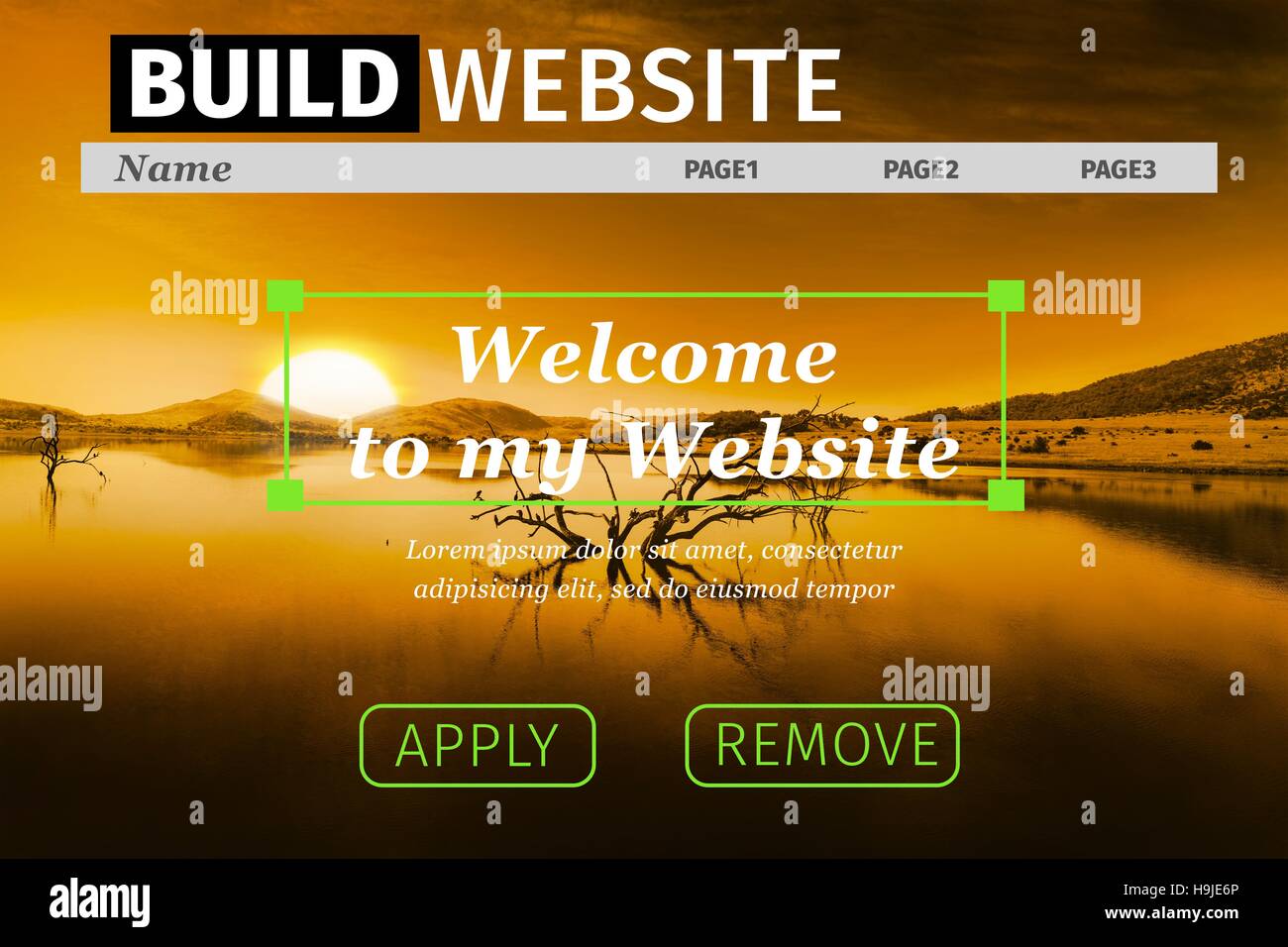 Build website hi-res stock photography and images - Alamy