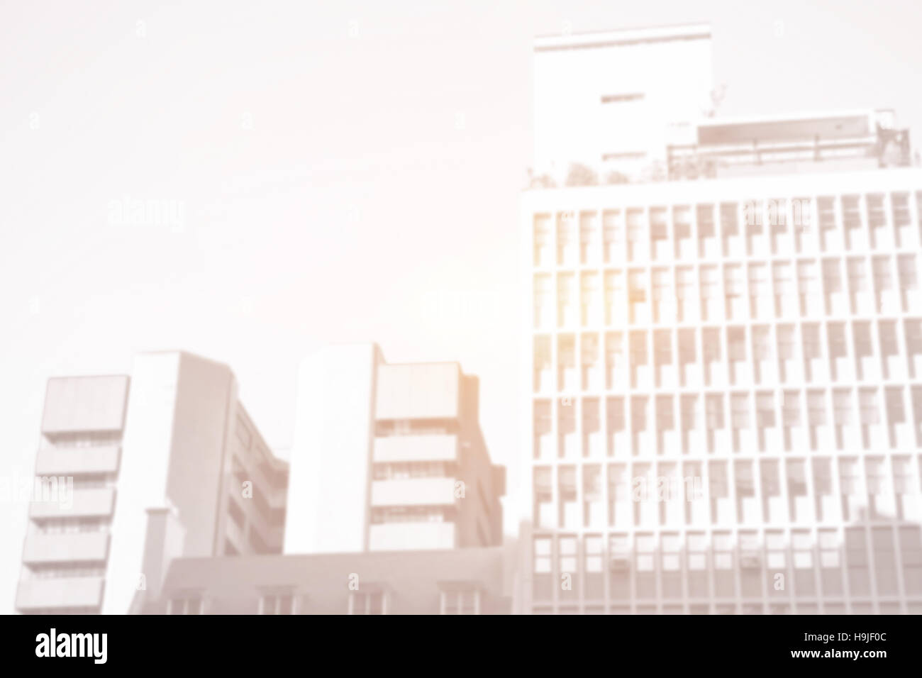 city buildings with bright light Stock Photo - Alamy