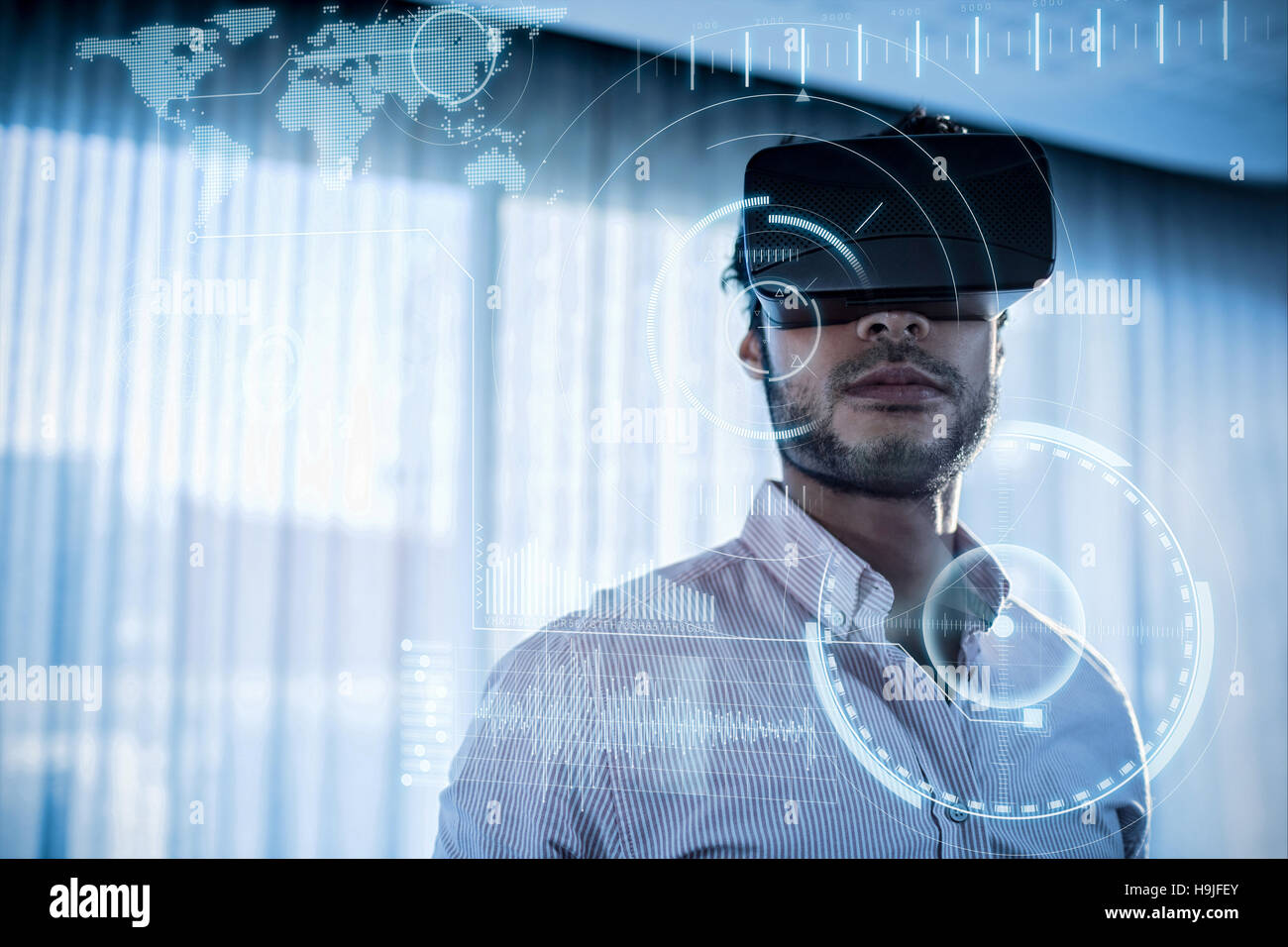 Composite image of technology interface Stock Photo - Alamy